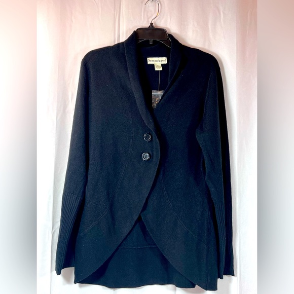Seventh Avenue | Sweaters | Seventh Avenue Womens Black Three Button ...